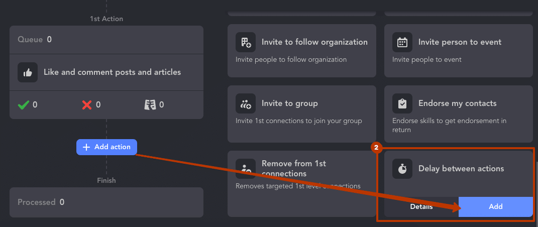 LinkedIn invite boost: auto messages for event attendees