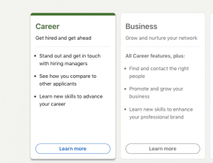 LinkedIn Pricing: detailed comparison of all premium plans