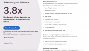 LinkedIn Pricing: detailed comparison of all premium plans