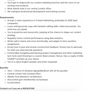 Effective LinkedIn Job Posting Examples + ChatGPT Tips