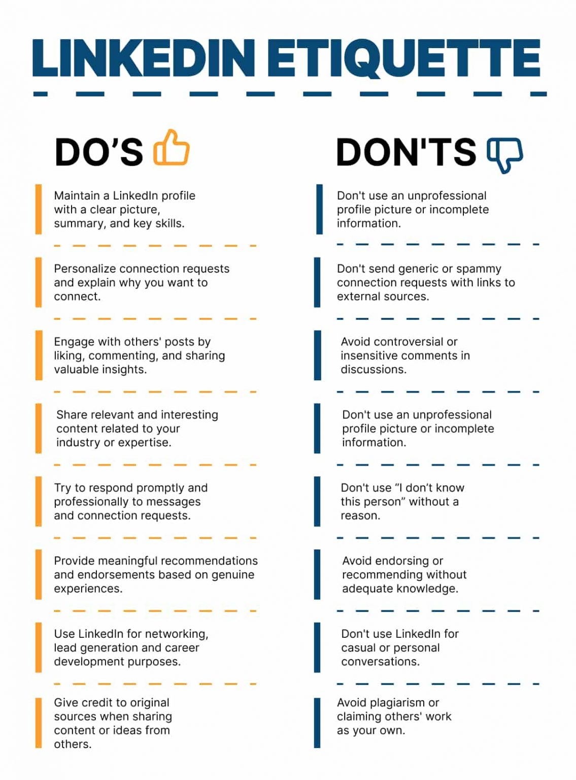 LinkedIn Etiquette to Build Connections: Do's & Dont's