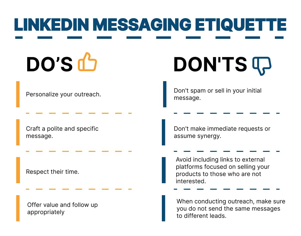 LinkedIn Etiquette to Build Connections: Do's & Dont's