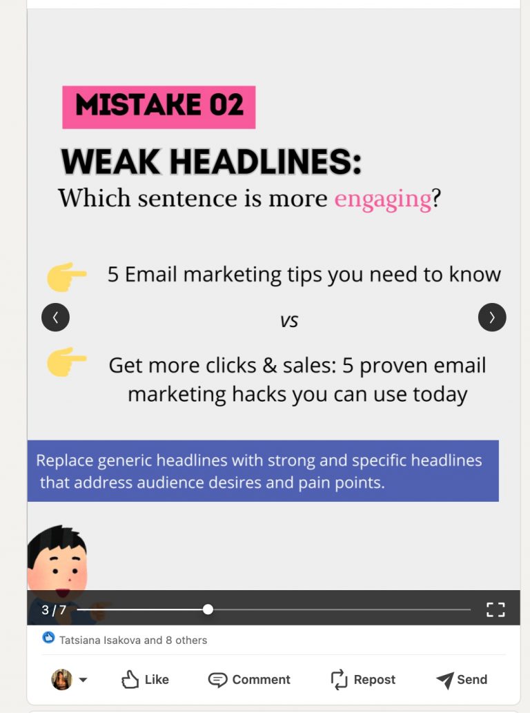 How to Create a LinkedIn Carousel Post + Examples and Ads