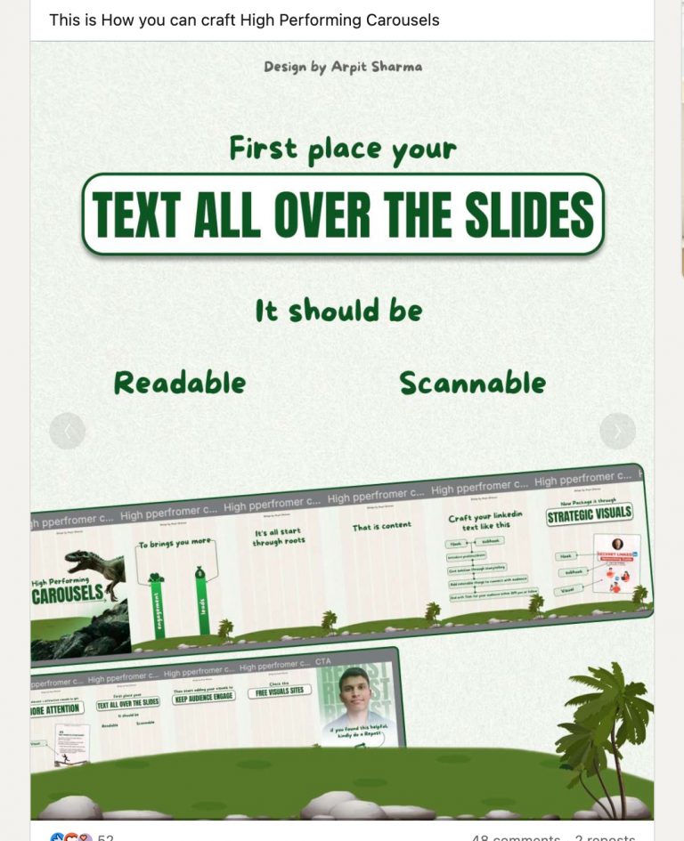 How to Create a LinkedIn Carousel Post + Examples and Ads