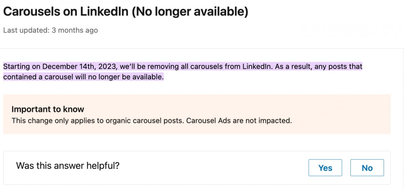 How to Create a LinkedIn Carousel Post + Examples and Ads