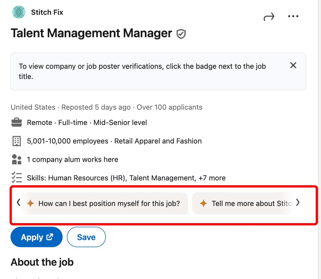 LinkedIn AI tools for Profile, Messaging and Job Listings