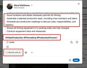 LinkedIn AI tools for Profile, Messaging and Job Listings