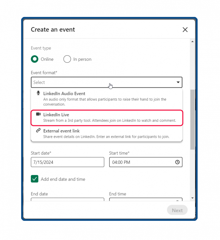 LinkedIn Live: Plan, promote, present an event from ModumUp