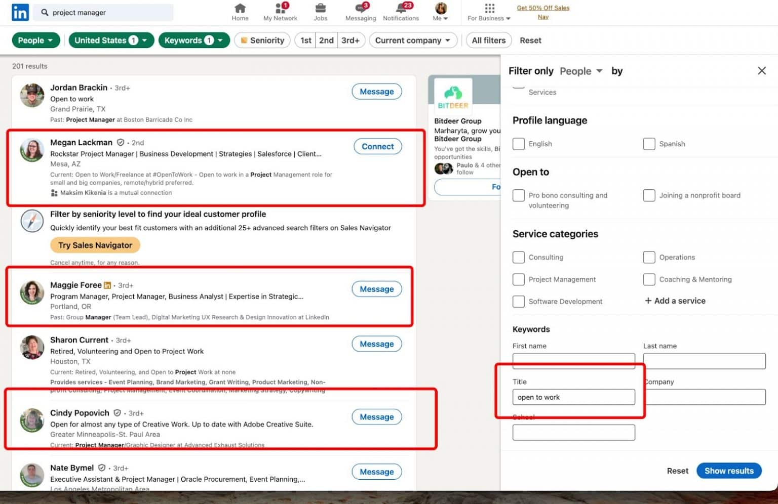 How To Find People Open To Work on Linkedin? | Linked Helper