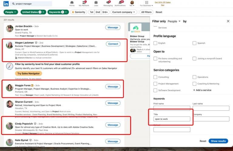 How To Find People Open To Work on Linkedin? | Linked Helper