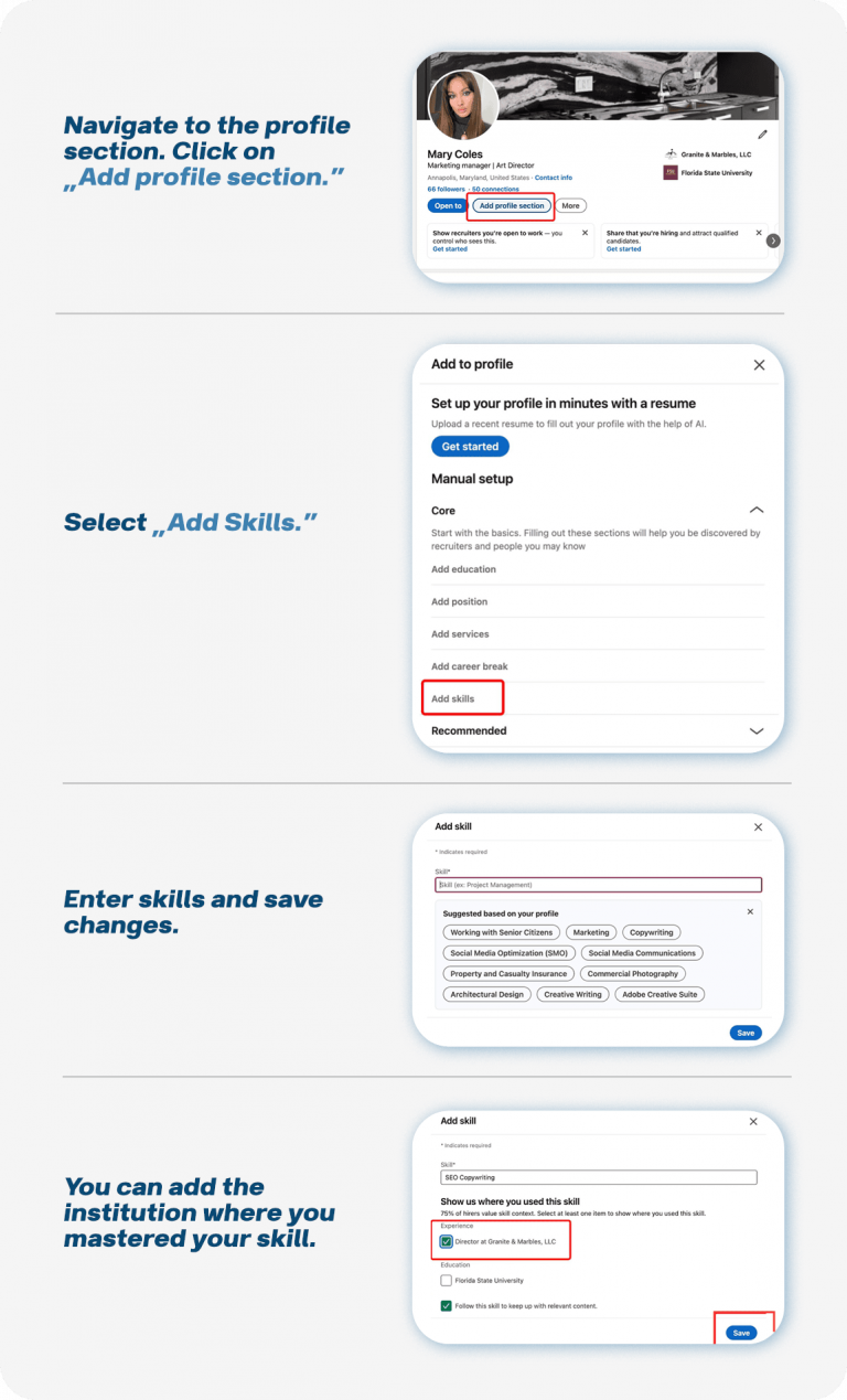 Linkedin Skills Top Skills To Add To Your Profile [ Examples]