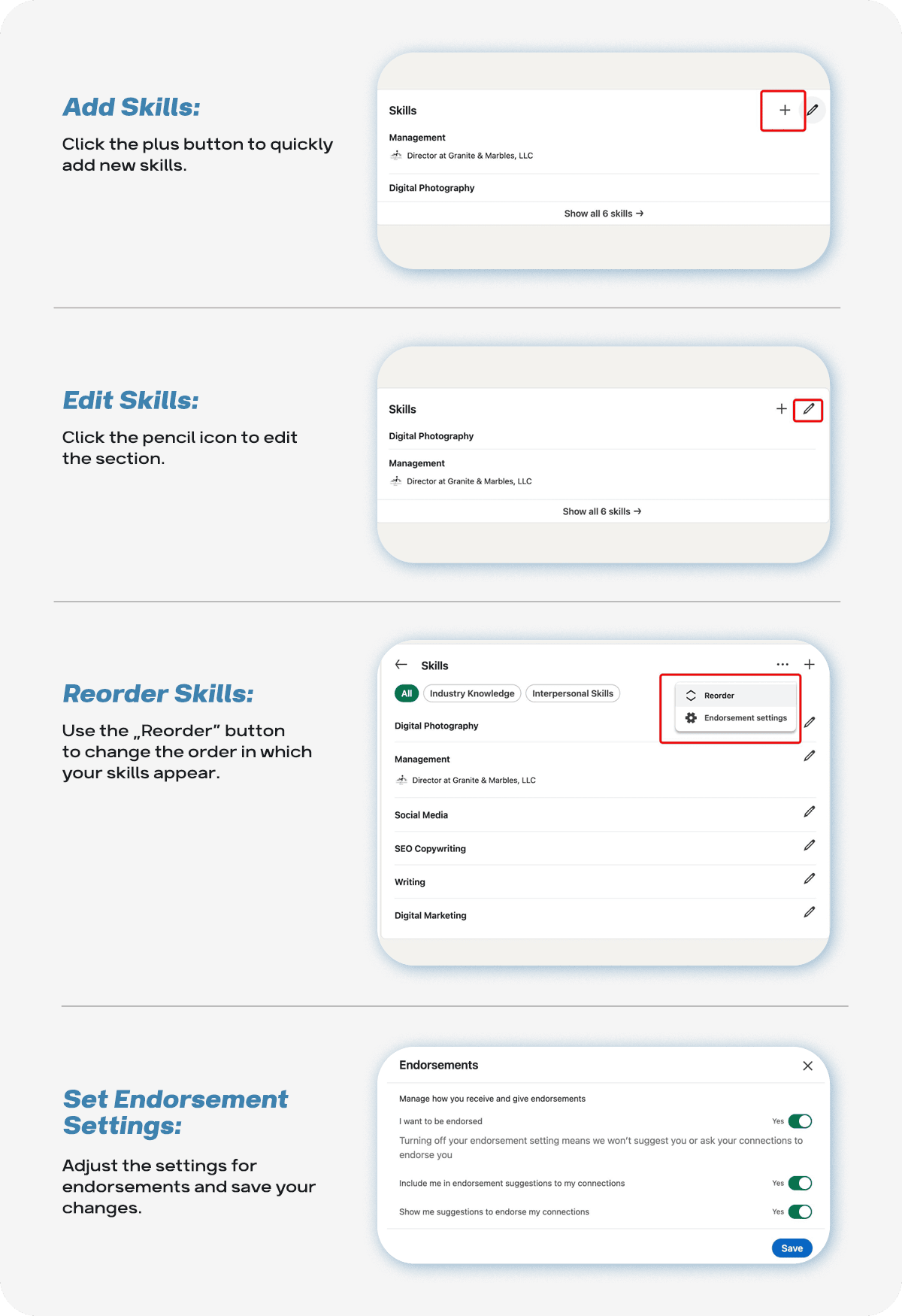 Linkedin Skills Top Skills To Add To Your Profile [ Examples]