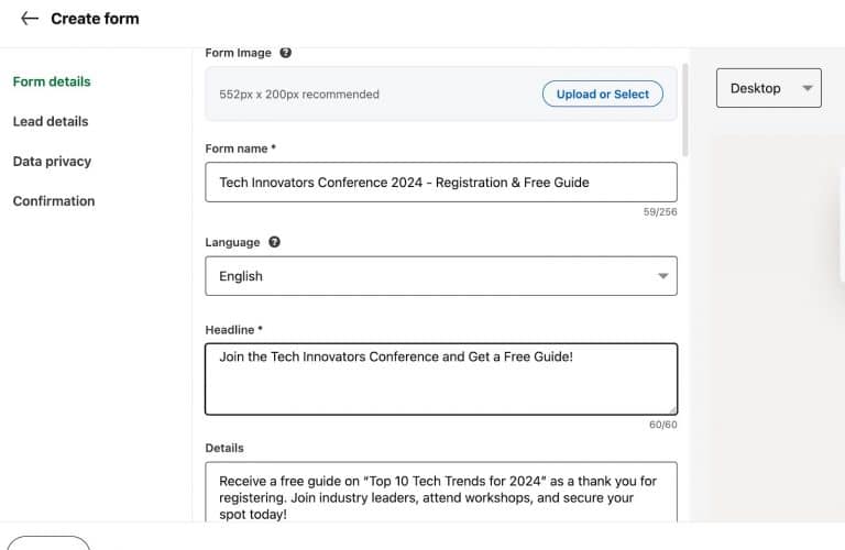 LinkedIn Lead Gen Forms: Best Practices and Examples