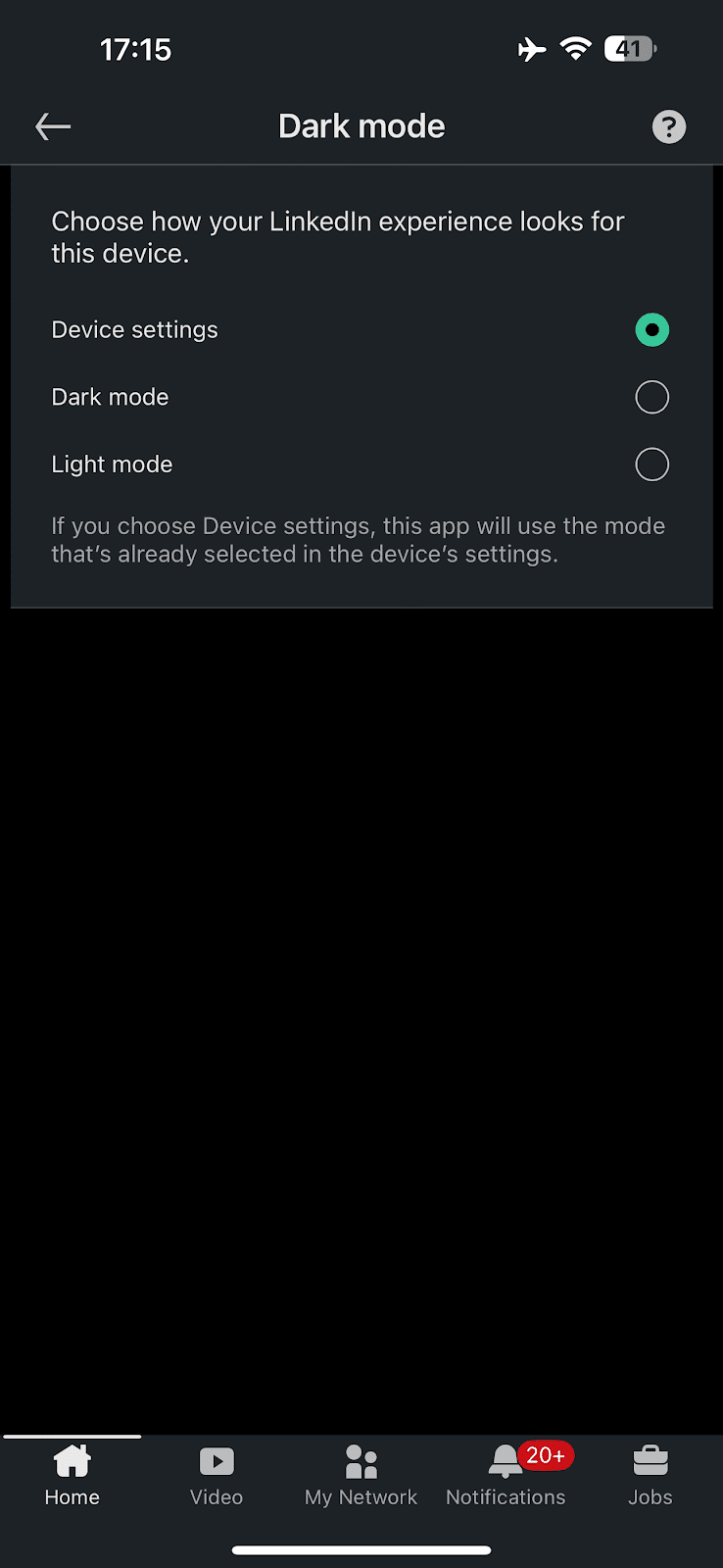 LinkedIn Dark Mode. How to Enable It | LH2
