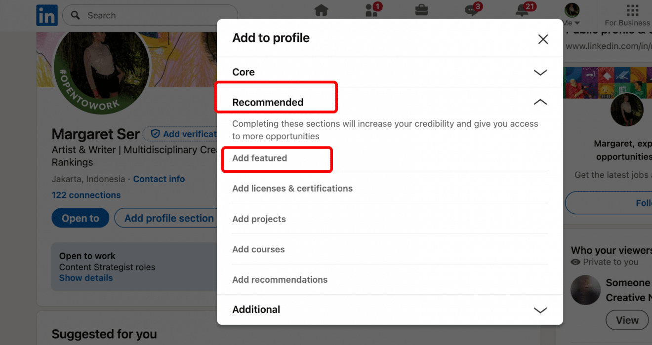 How to Create and Optimize Your LinkedIn Featured Section | LH2